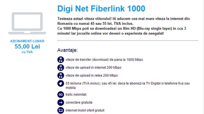 RCS & RDS măreşte vitezele de upload pentru toate abonamentele