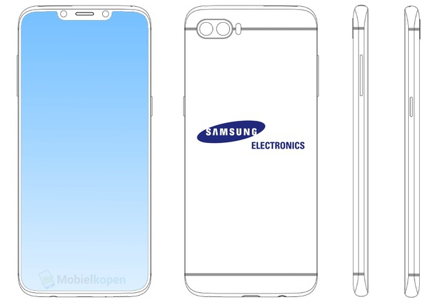 Samsung propune un design de smartphone Galaxy cu „breton”
