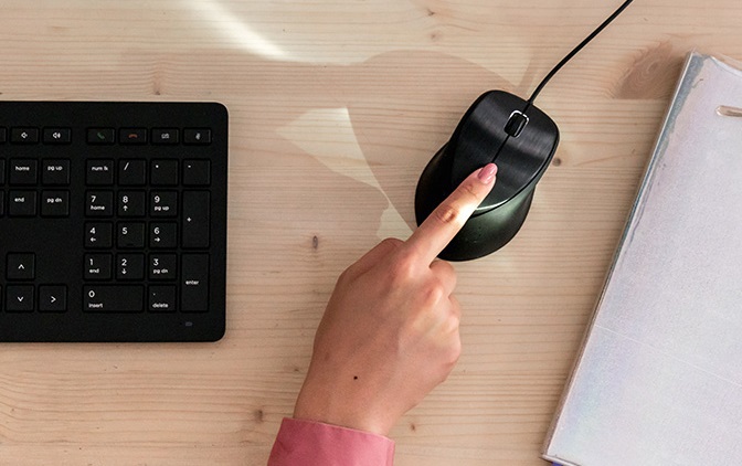 Primul mouse HP care permite autentificare Windows folosind amprenta