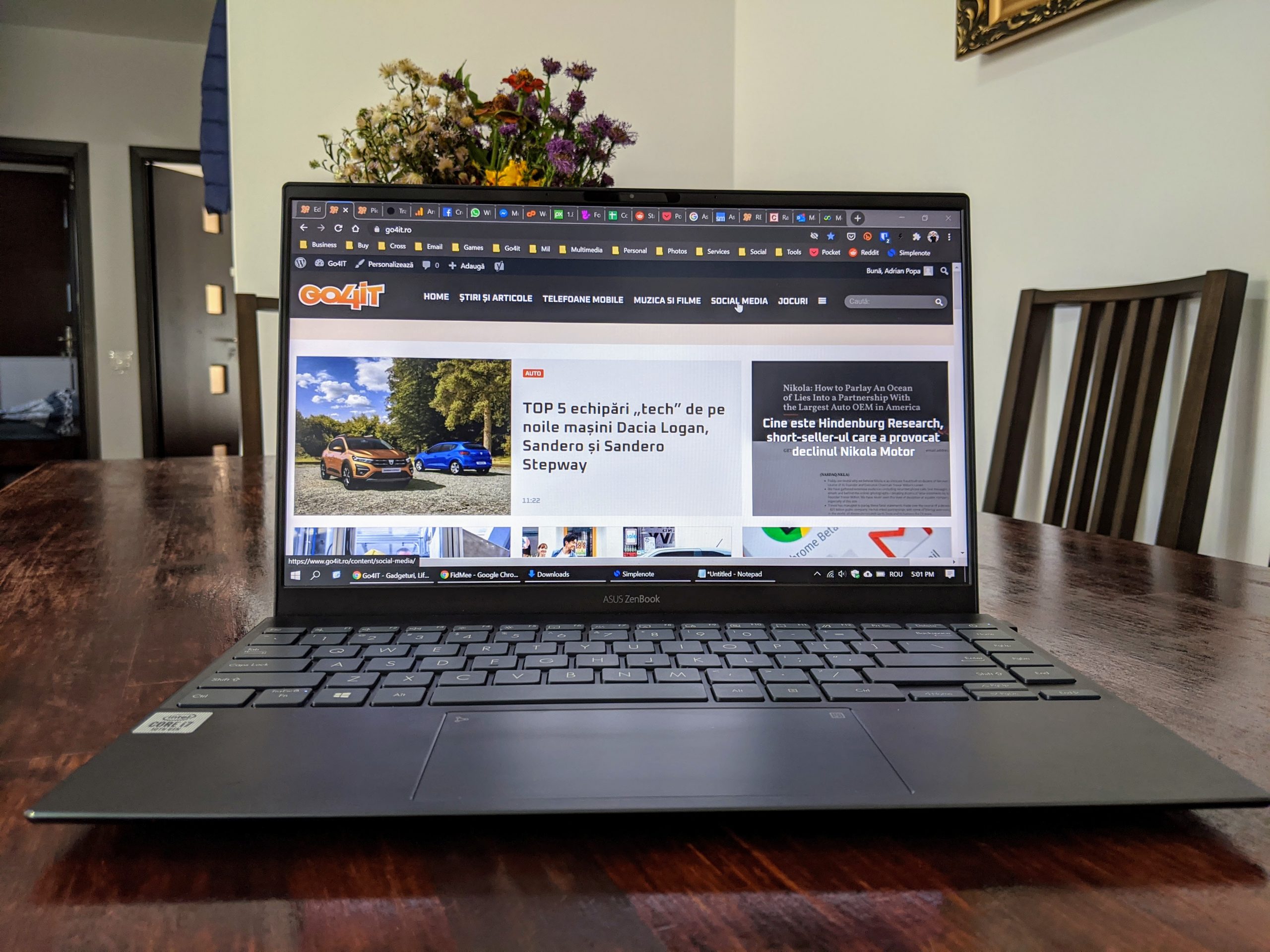 ASUS ZenBook 14 (UX425J) review - un laptop de productivitate echilibrat