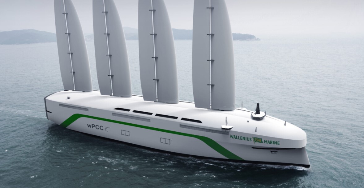 Suedezii construiesc o navă cargo cu „vele”, care va transporta automobile