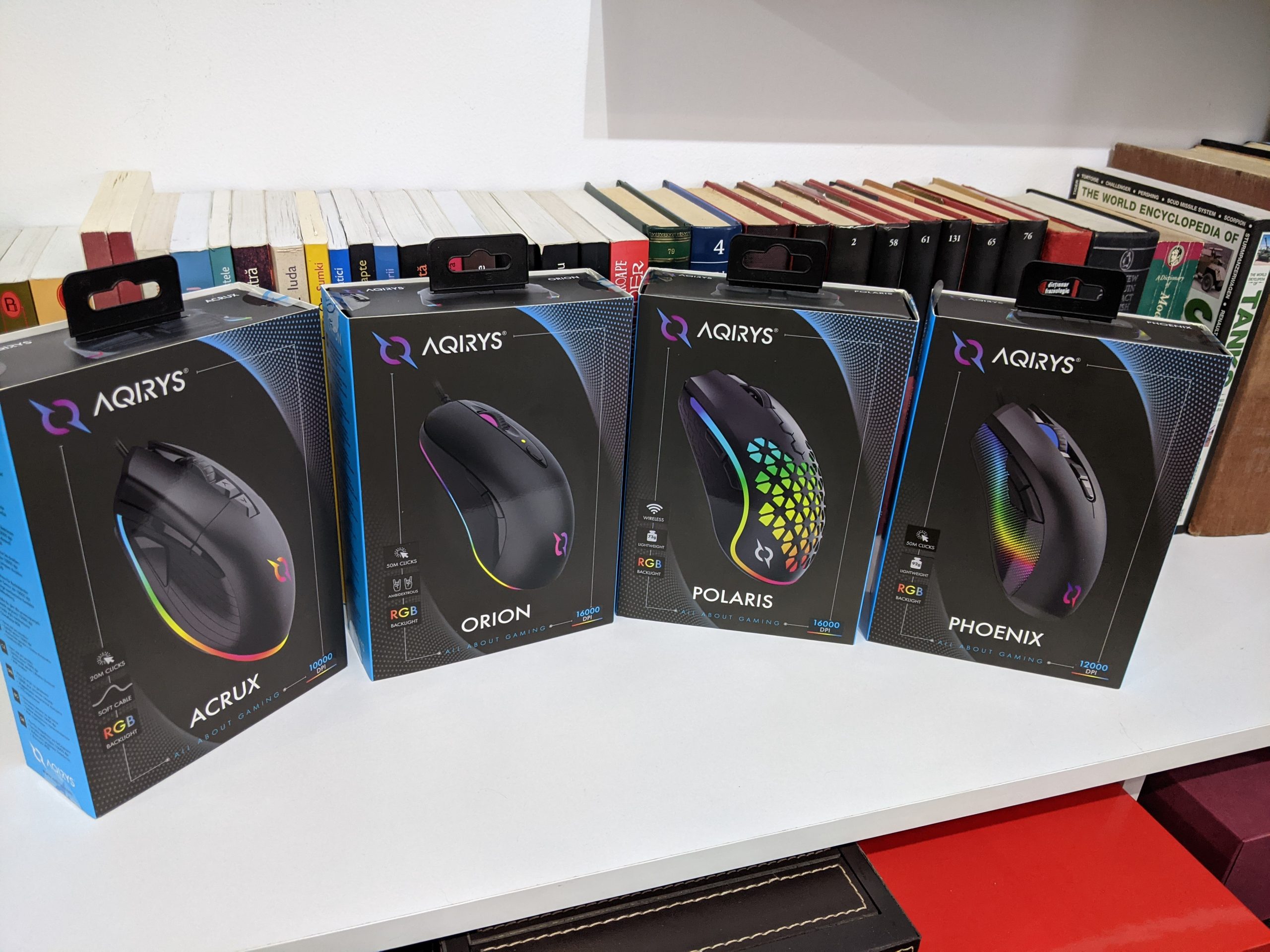 REVIEW Gama AQIRYS: Mauși de gaming pentru toate buzunarele