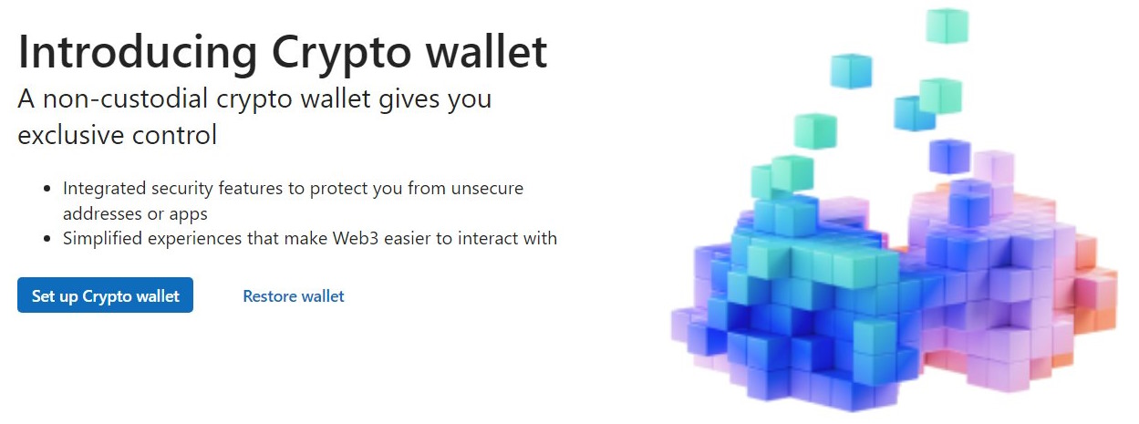 Microsoft vrea să integreze un portofel de criptomonede cu browserul Edge