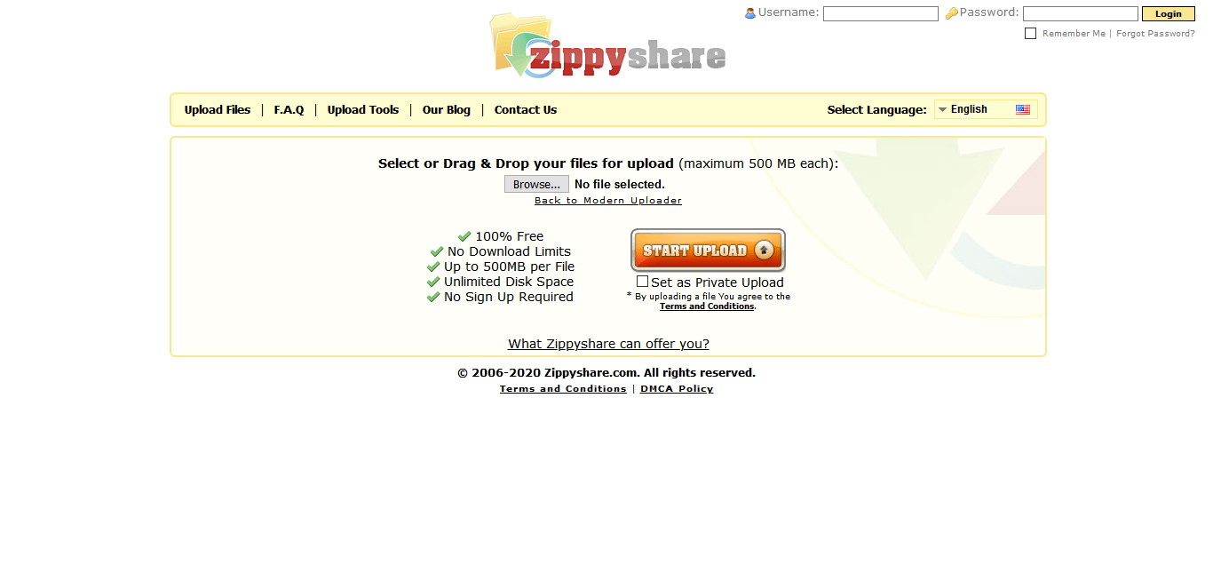 Zippyshare, unul dintre cele mai populare site-uri de filehosting, se ...