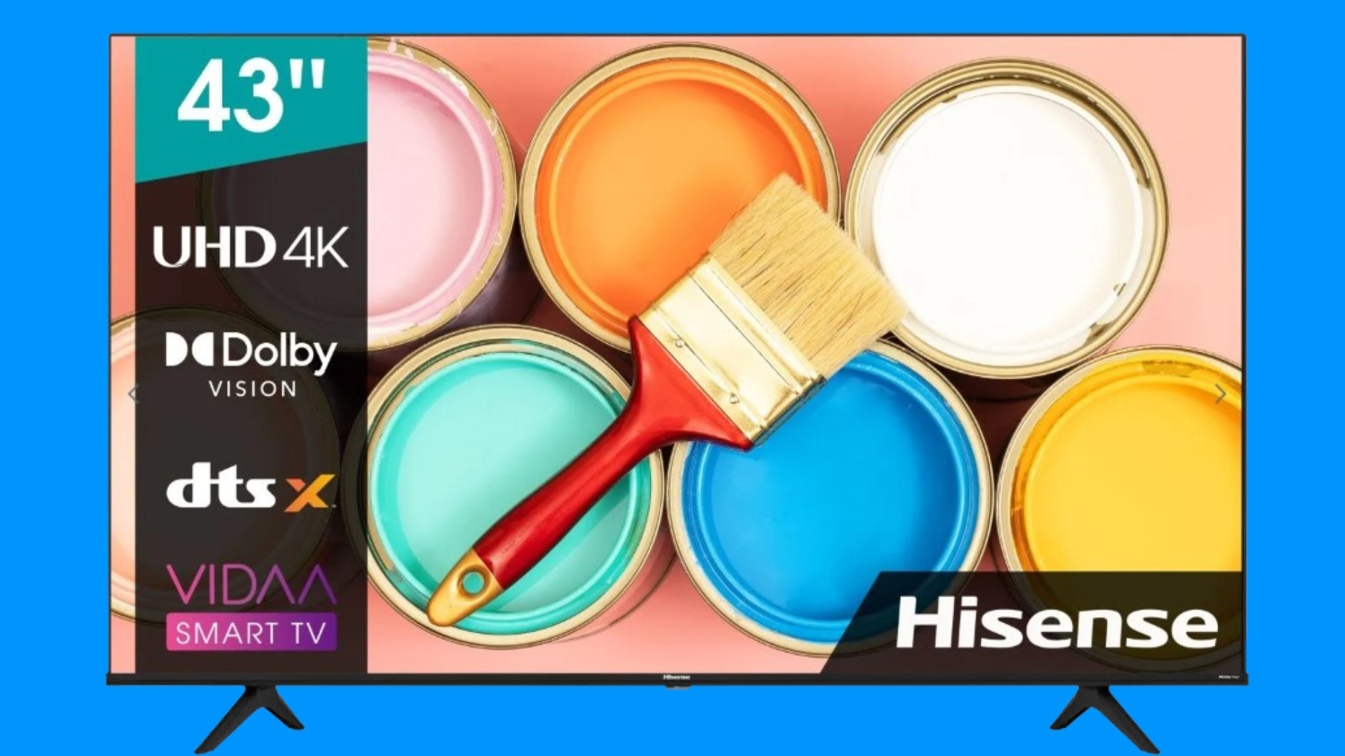 La Dedeman și Altex: Televizor smart Hisense cu diagonala de 108 cm ...