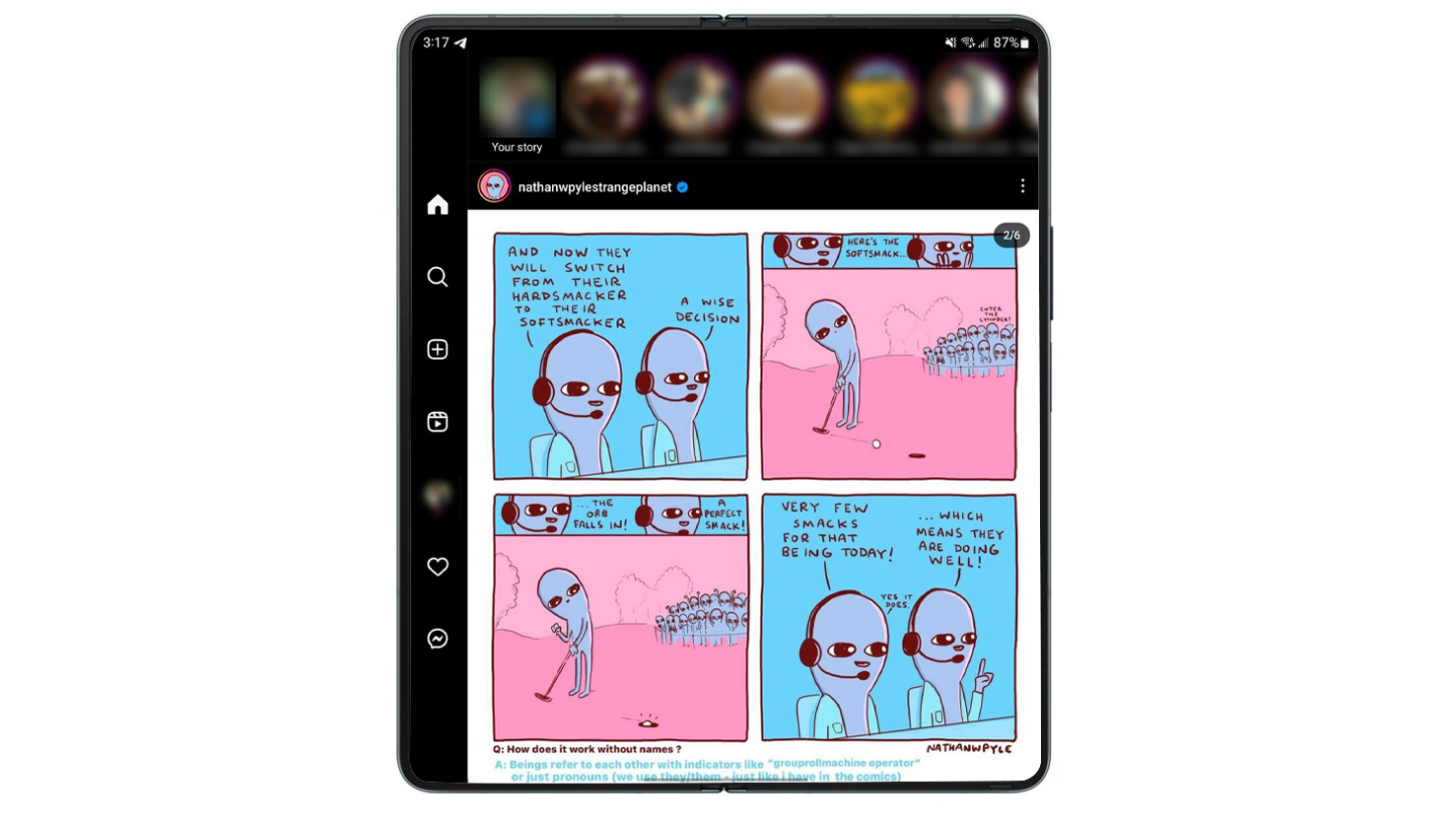 Instagram primește interfață de tabletă. Galaxy Z Fold, primele modele ...