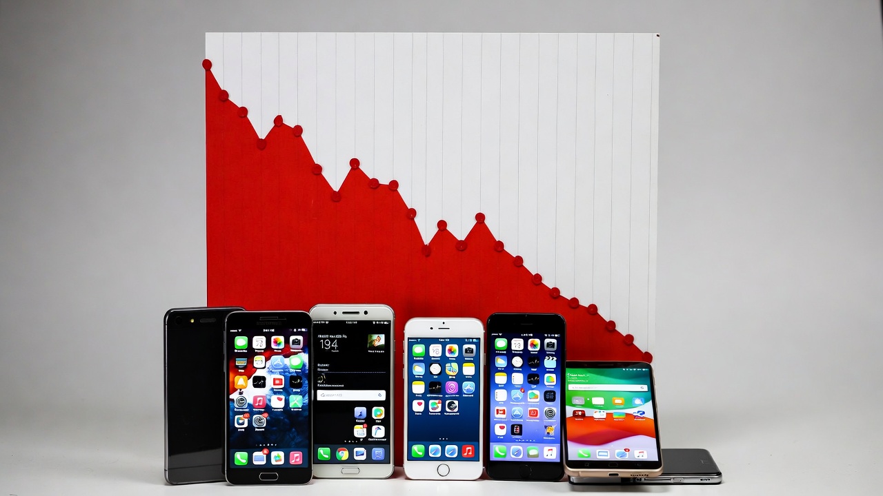 Livrările de smartphone-uri scad în debutul lui 2026